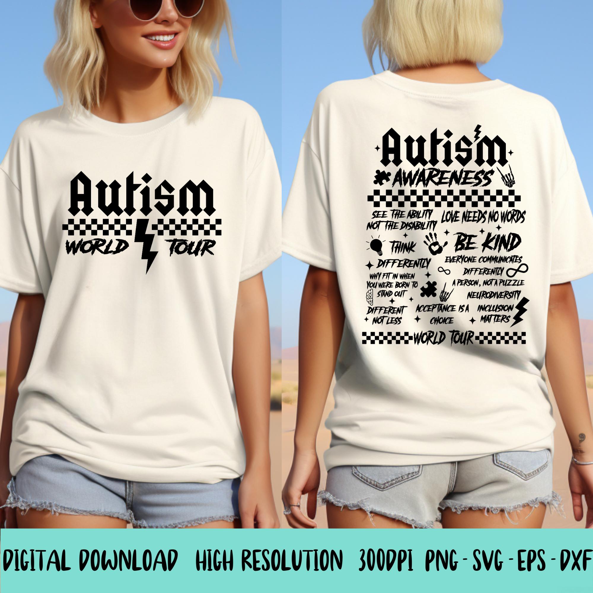 Autism World Tour Png, Autism World Tour Svg, Autism Awareness Month ...