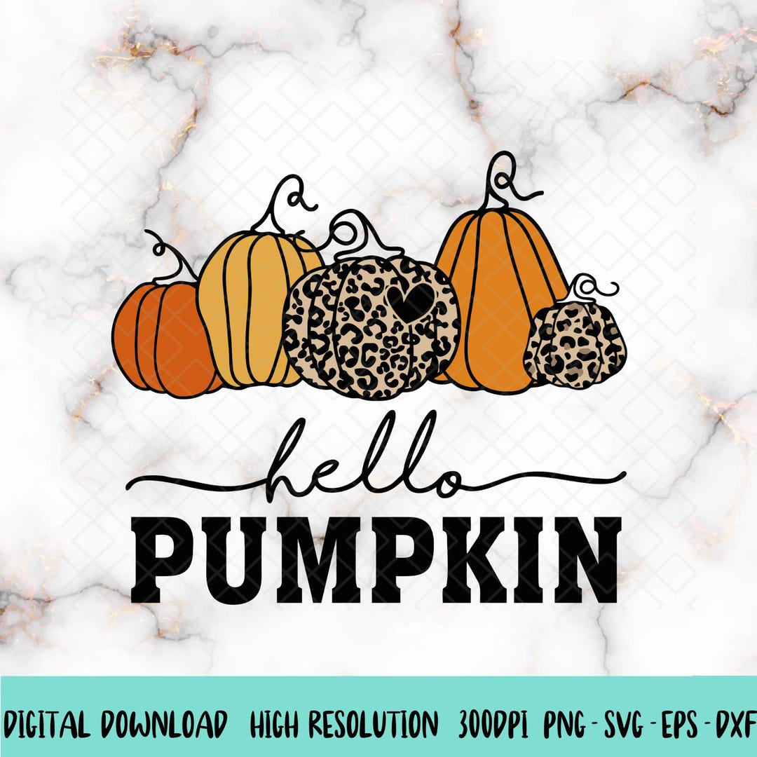 Hello Pumpkin Fall Svg, Cozy Season PNG, Fall Season Svg, Autumn Png ...