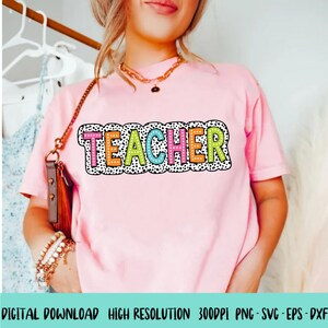 Teacher Dalmatian Bundle Png, Back to School Bundle, First Grade ...