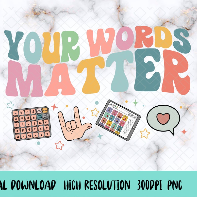 Inclusion Words Svg - Etsy