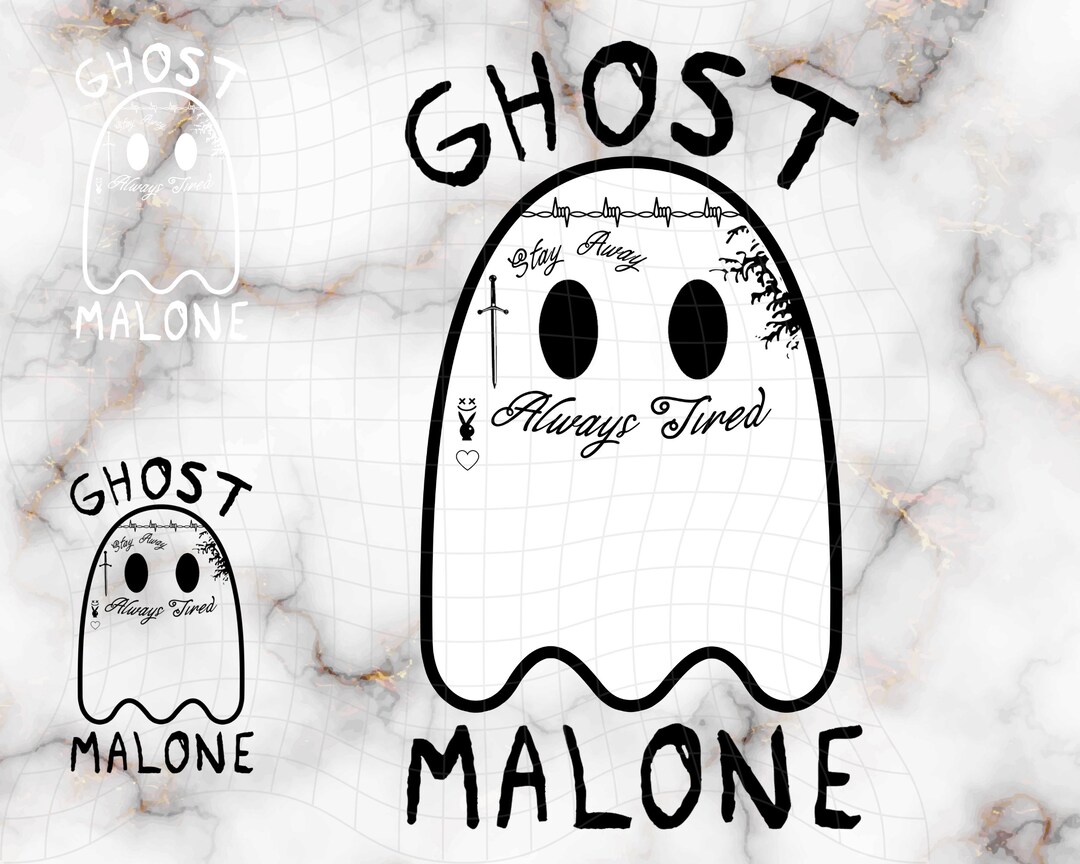 Ghost Malone PNG, Ghost Malone SVG, Funny Ghost Png, Sublimation ...