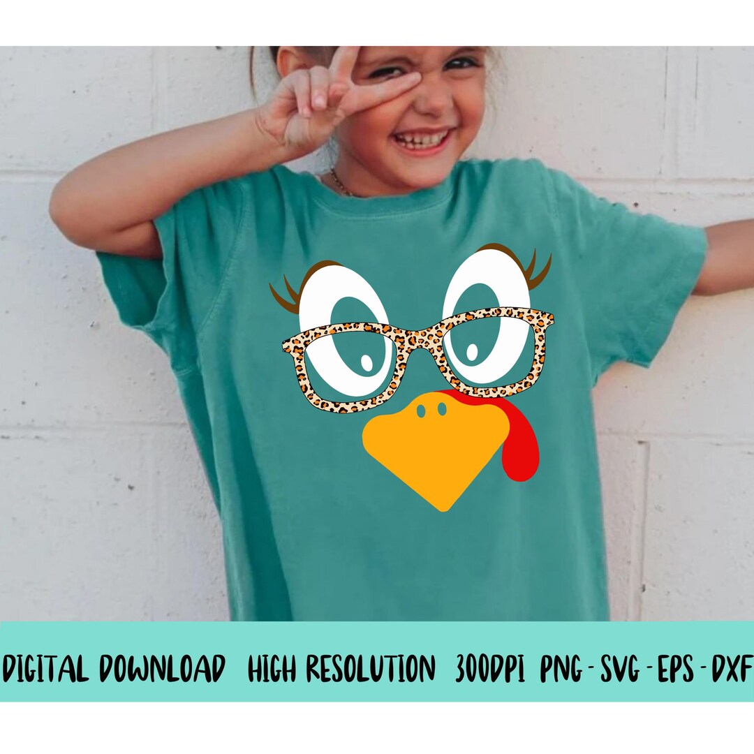 Turkey Face Png,cute Turkey Fall Thanksgiving Svg, Thanksgiving Family ...