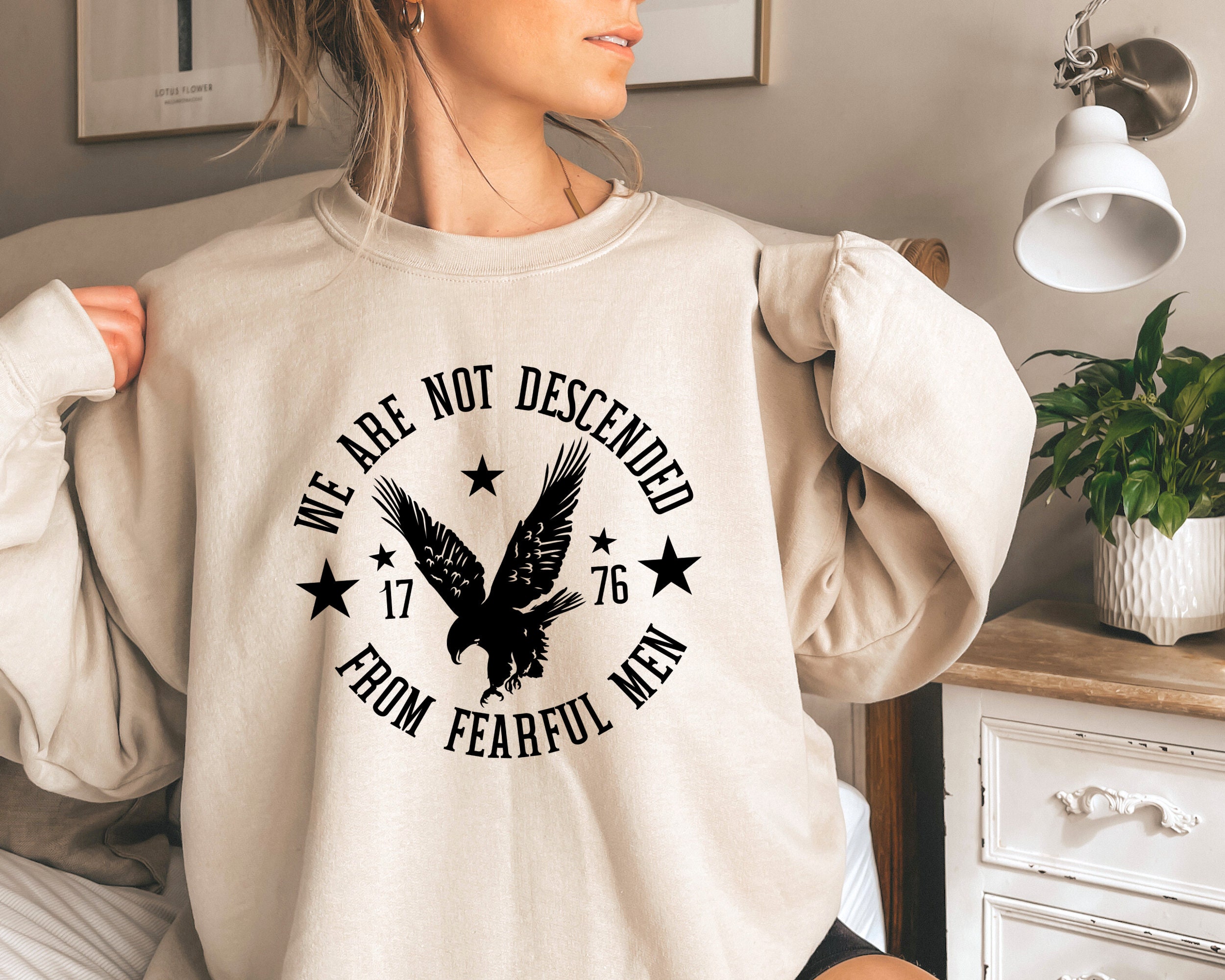 We Are Not Descended From Fearful Men, Usa 1776 Png, 4th of July Png, Patriotic Png, Republican ...