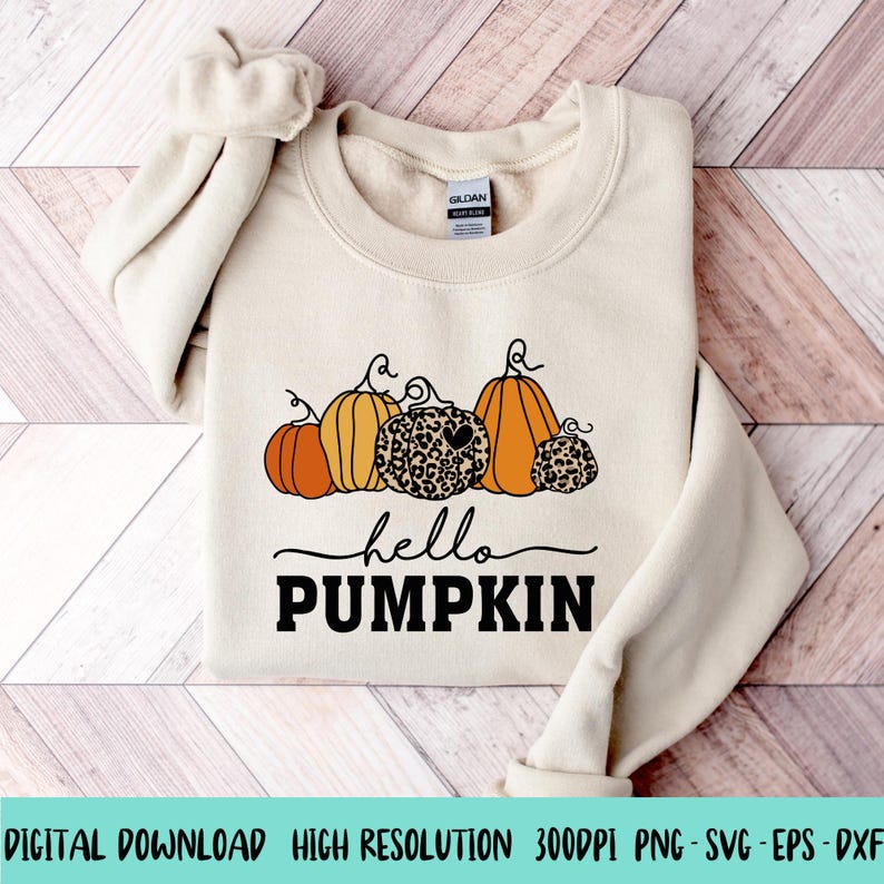 Hello Pumpkin Fall Svg, Cozy Season PNG, Fall Season Svg, Autumn Png ...