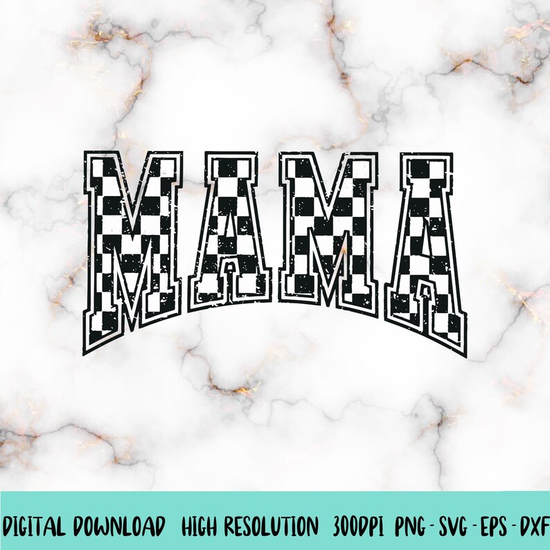 Checkered Mama Png, Mother's Day Gift, Vintage Checkered Mama Svg ...