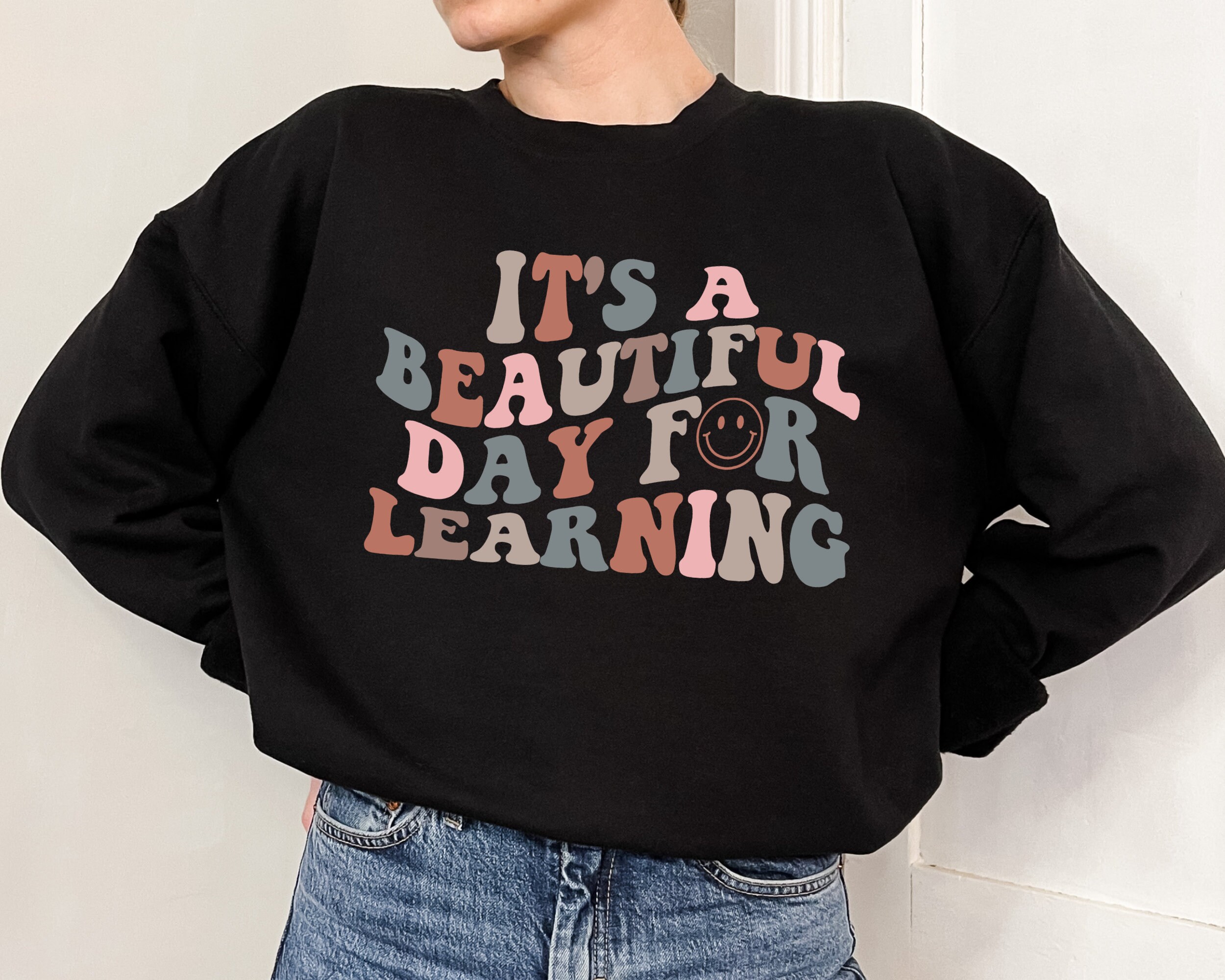 It's A Beautiful Day for Learning Svg Png Retro Teacher - Etsy