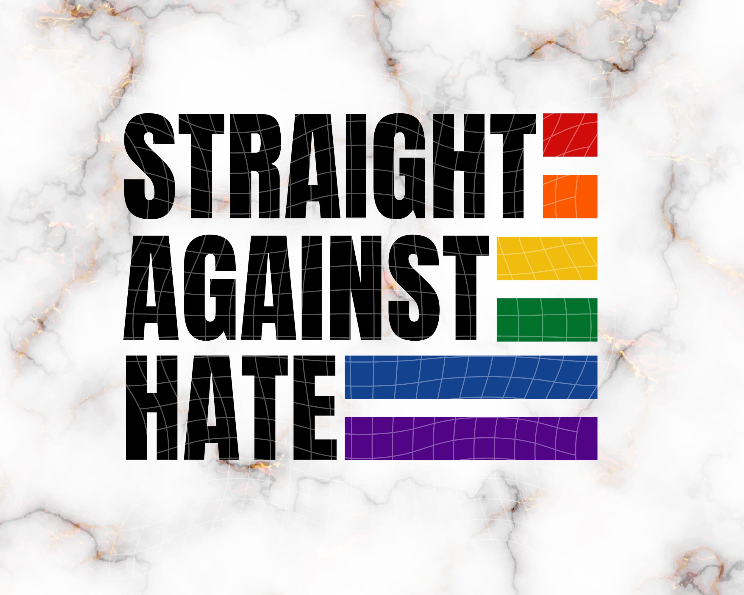 Straight Against Hate Svg Gay Pride Png LGBTQ Svg Straight - Etsy