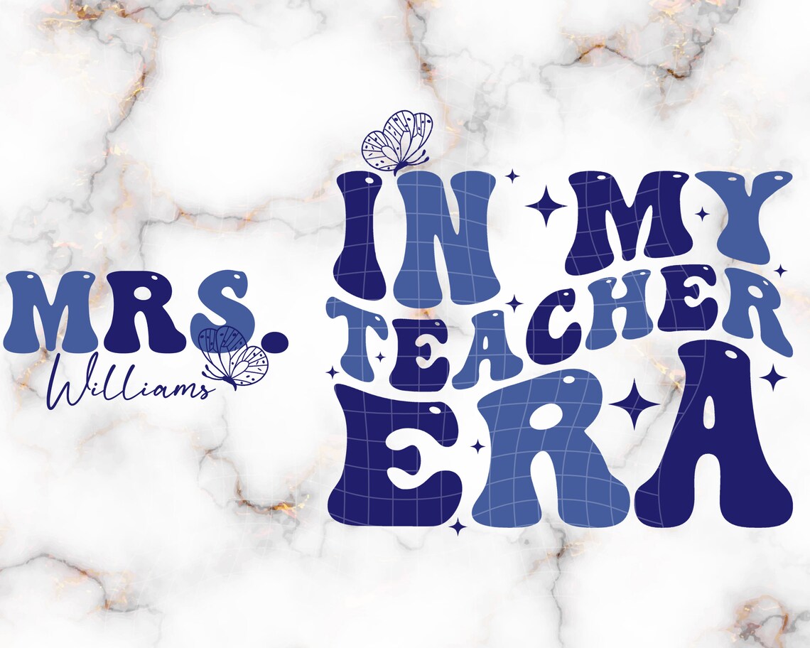 In My Teacher Era Svg in My Cool Teacher Era Png Teacher - Etsy