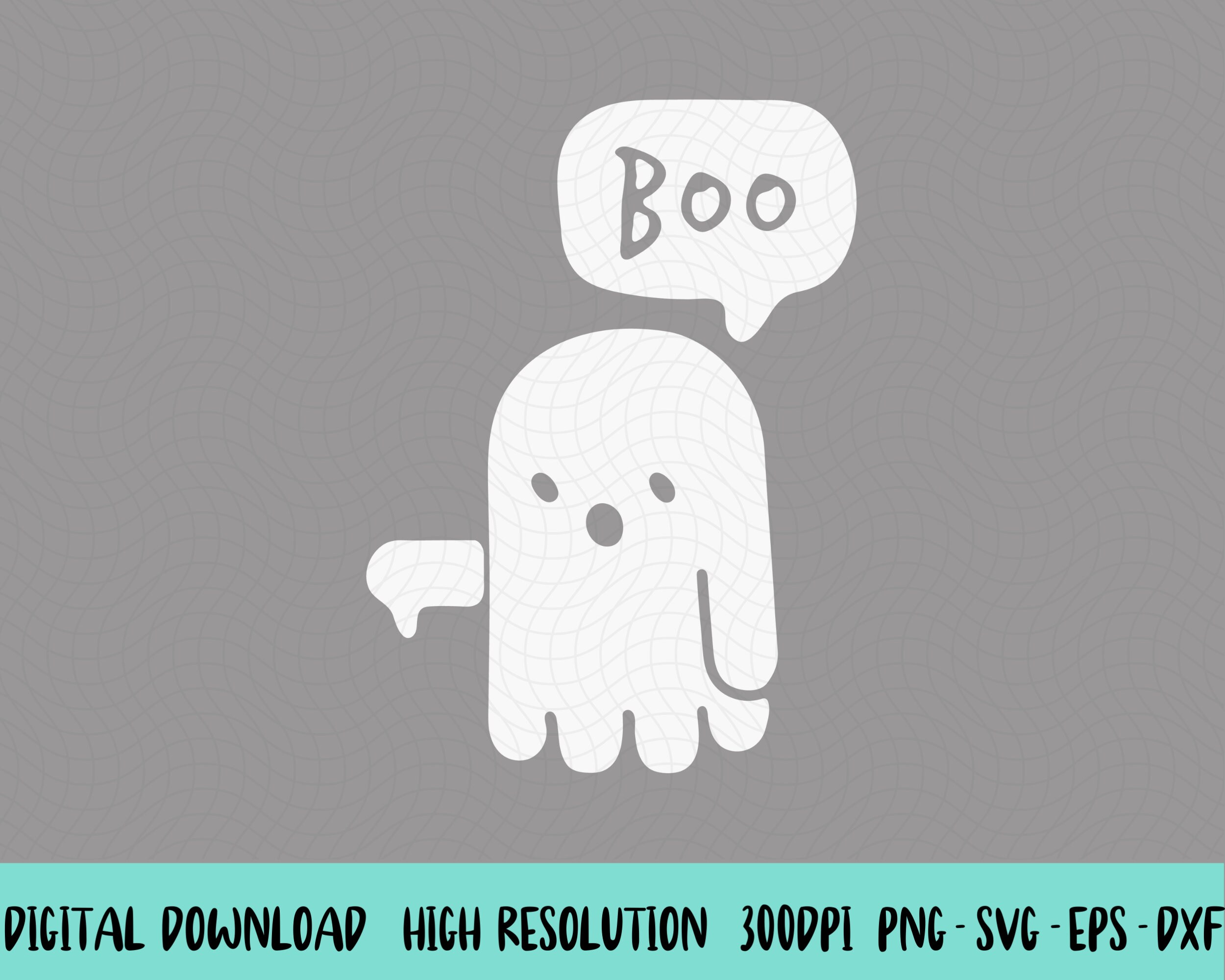 Boo Ghost Halloween Svg Cute Ghost Eps Boo Ghost Png Boo - Etsy