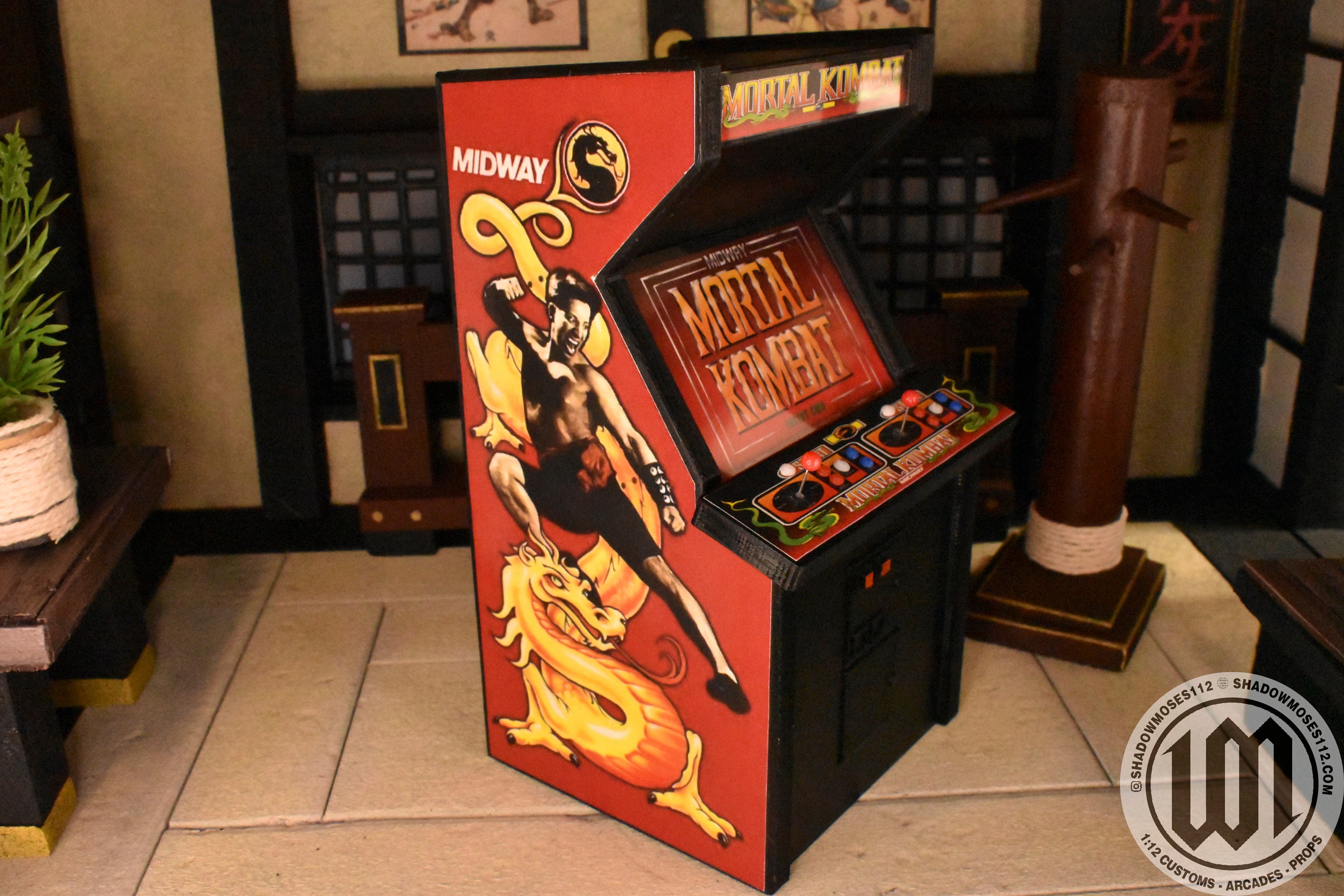 1:12 Scale Mortal Kombat 2 Player Arcade Replica - Etsy