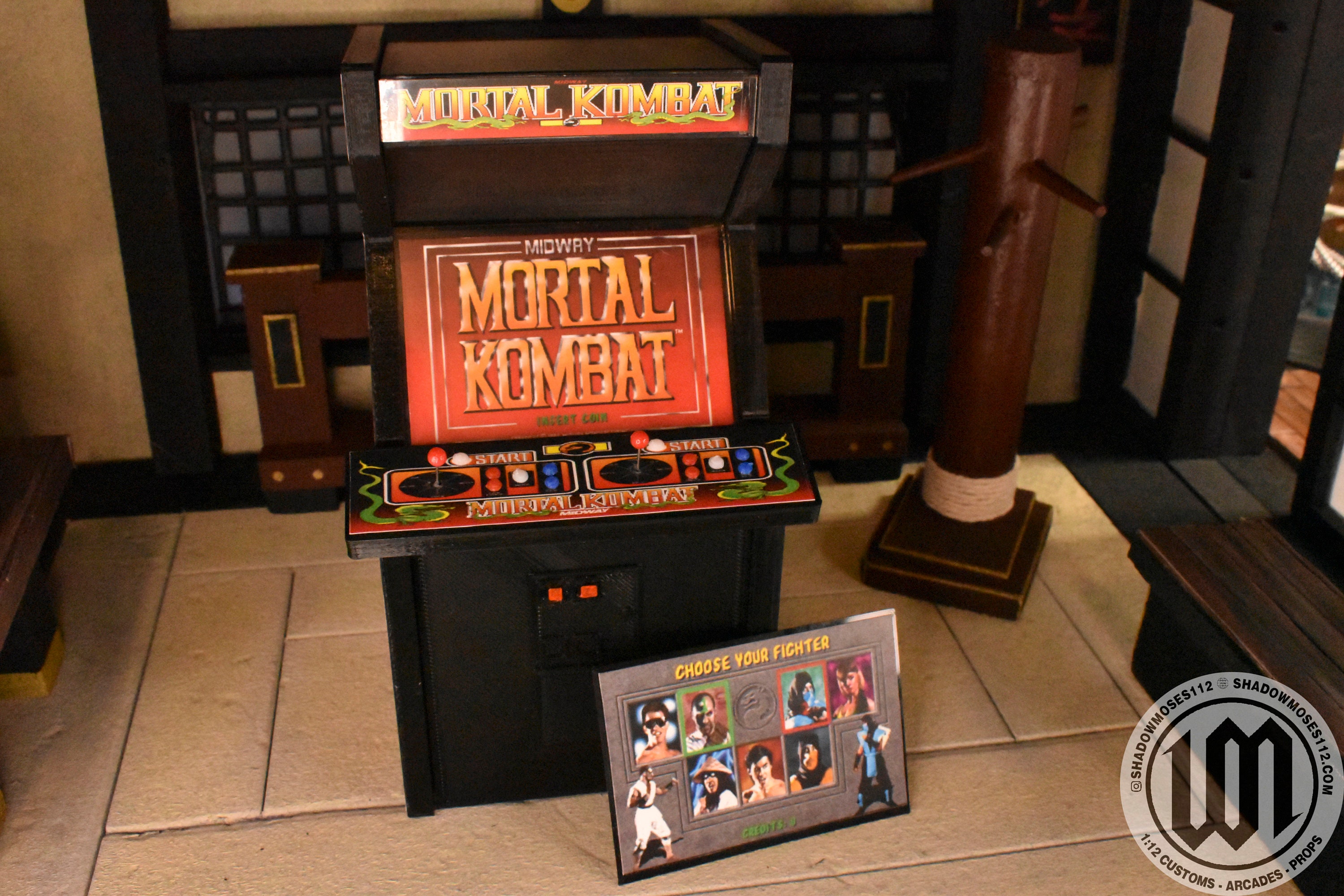 1:12 Scale Mortal Kombat 2 Player Arcade Replica - Etsy