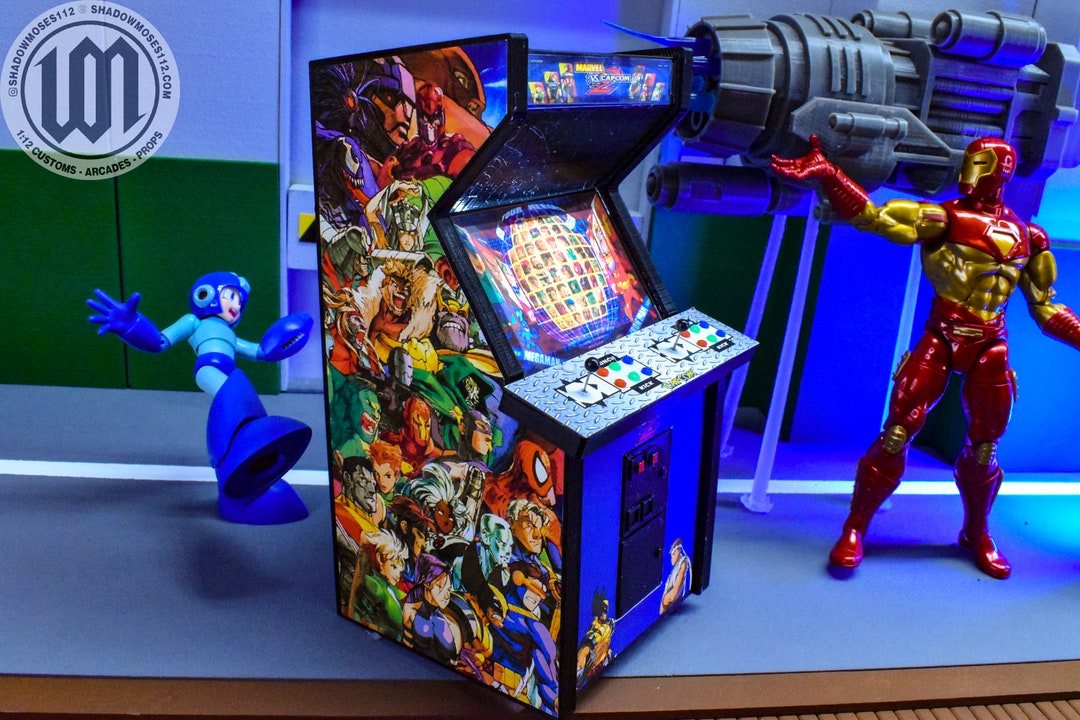 1:12 Scale Marvel Vs. Capcom 2 2 Player Arcade Replica - Etsy
