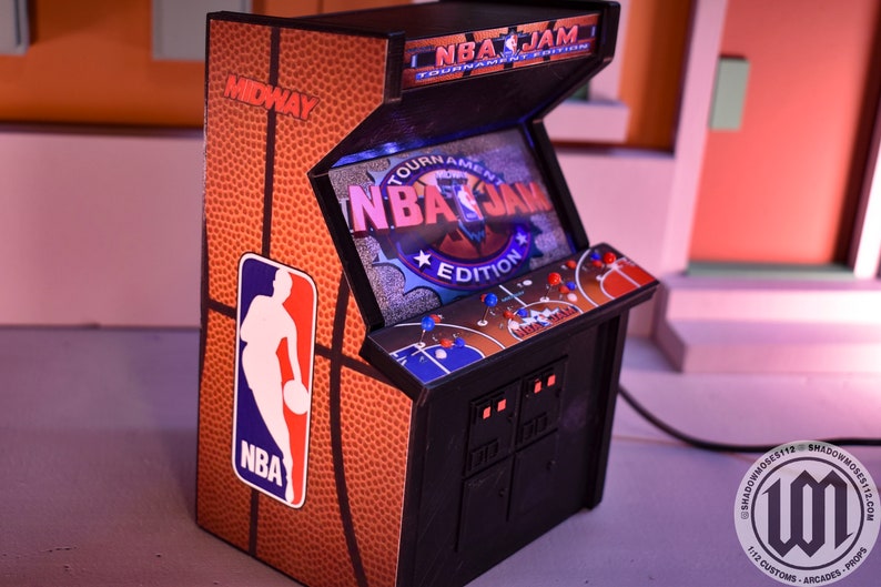 1:12 Scale NBA Jam 4 Player Arcade Replica - Etsy