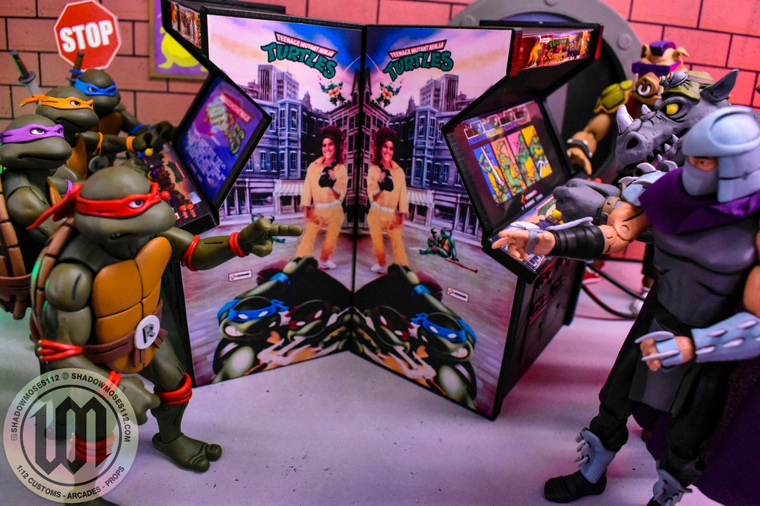 1:12 Scale Ninja Turtles 4 Player Arcade Replica - Etsy
