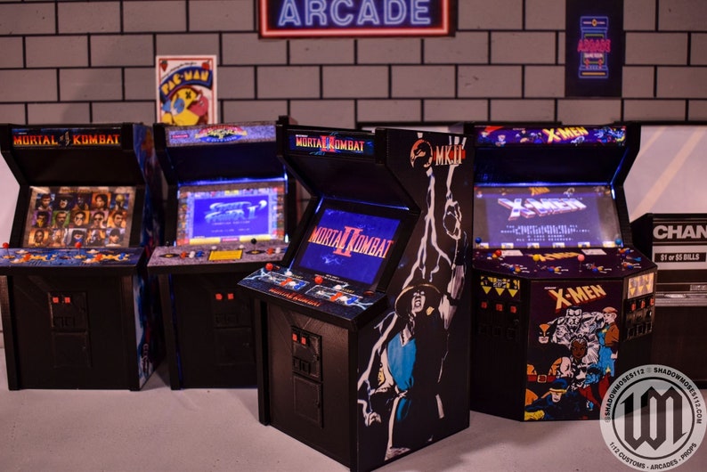 1:12 Scale Mortal Kombat II 2 Player Arcade Replica - Etsy