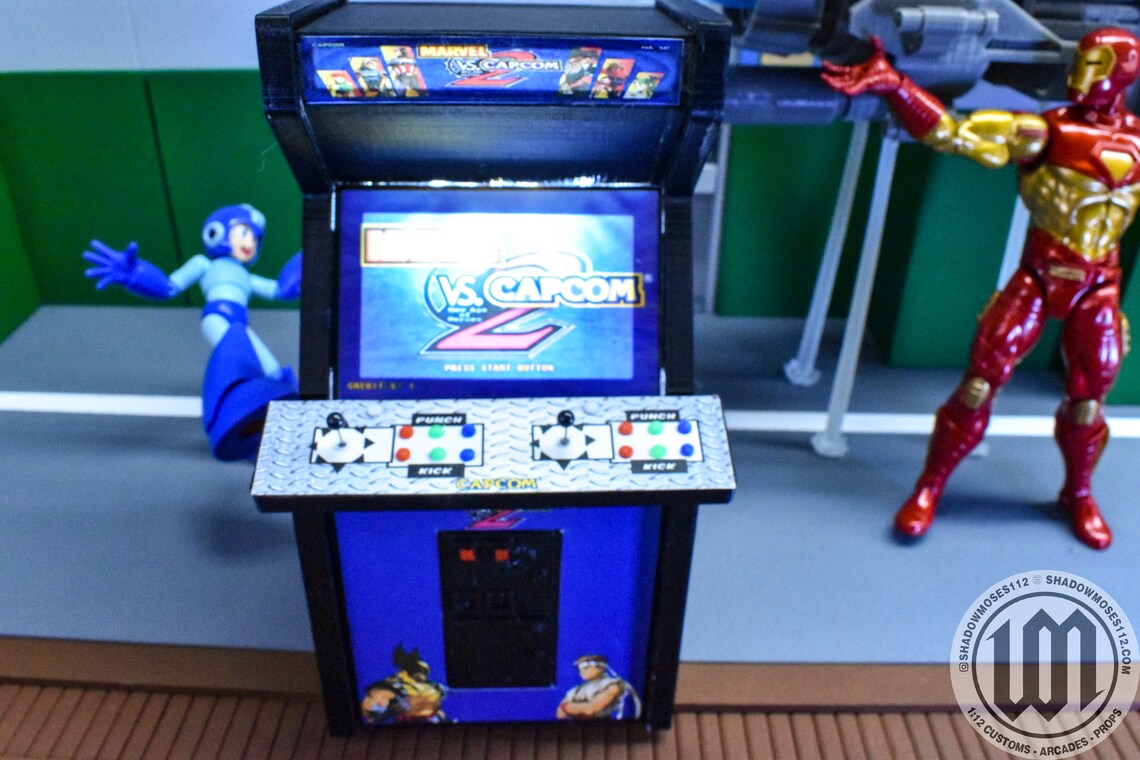 1:12 Scale Marvel Vs. Capcom 2 2 Player Arcade Replica - Etsy