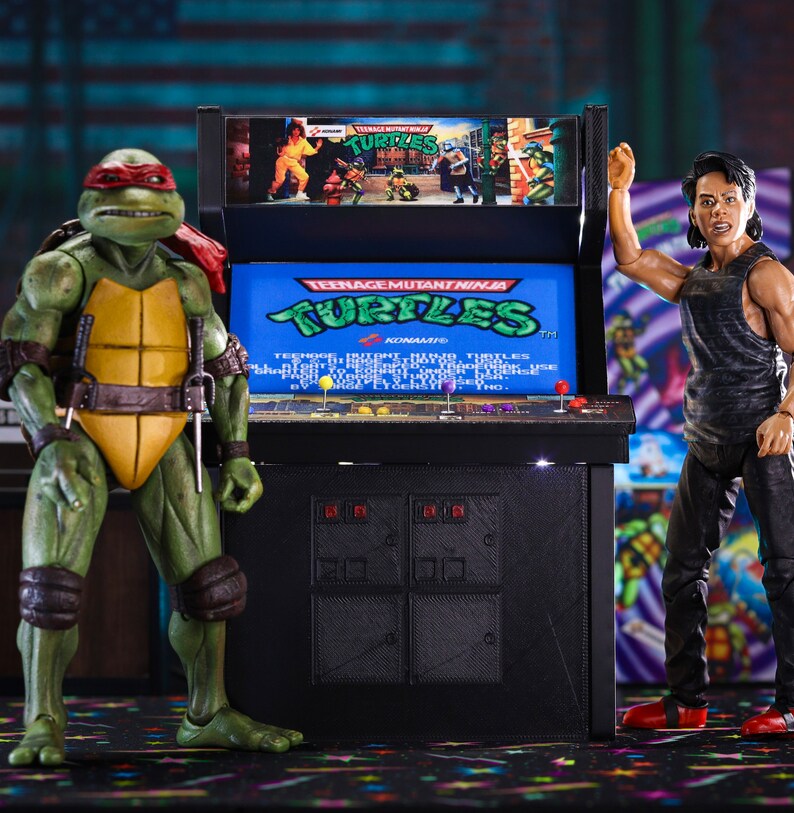 1:12 Scale Ninja Turtles 4 Player Arcade Replica - Etsy