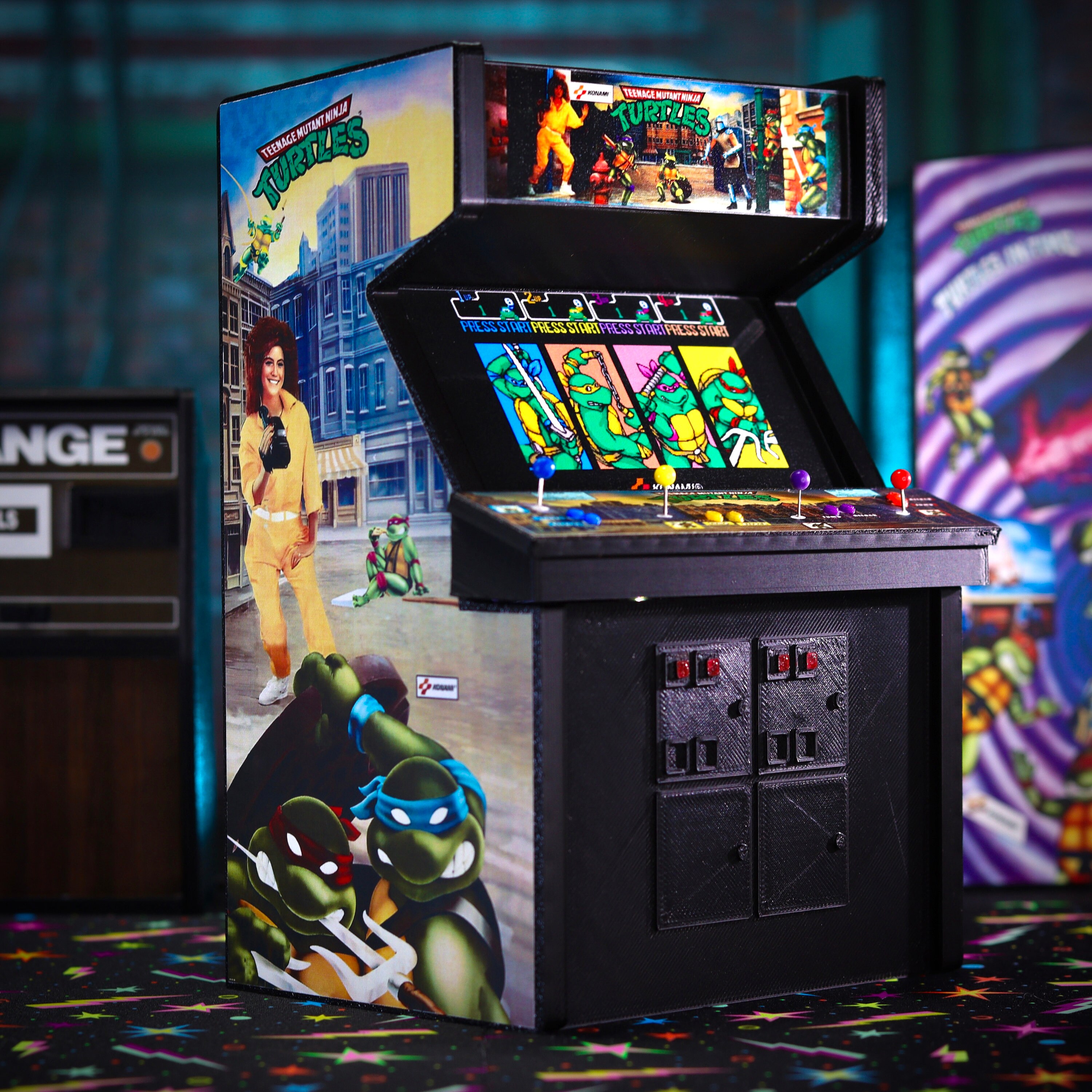 1:12 Scale Ninja Turtles 4 Player Arcade Replica - Etsy