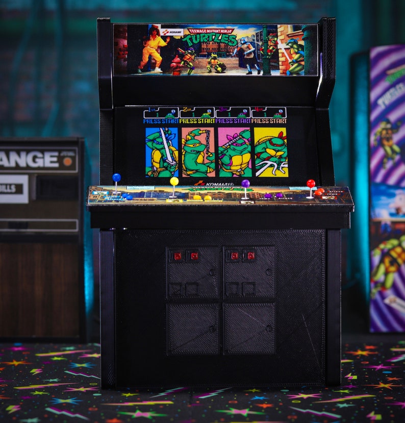 1:12 Scale Ninja Turtles 4 Player Arcade Replica - Etsy