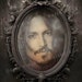 Johnny Depp SET of 4 Gothic Ornate Oval Frame Prints / 8.25x10.75 ...