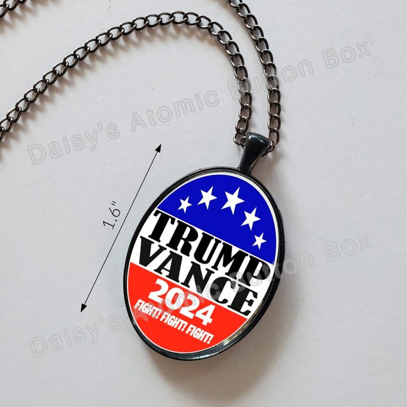 Choice of Donald J Trump Pendant Necklace With 24 In. Chain / Choice of ...