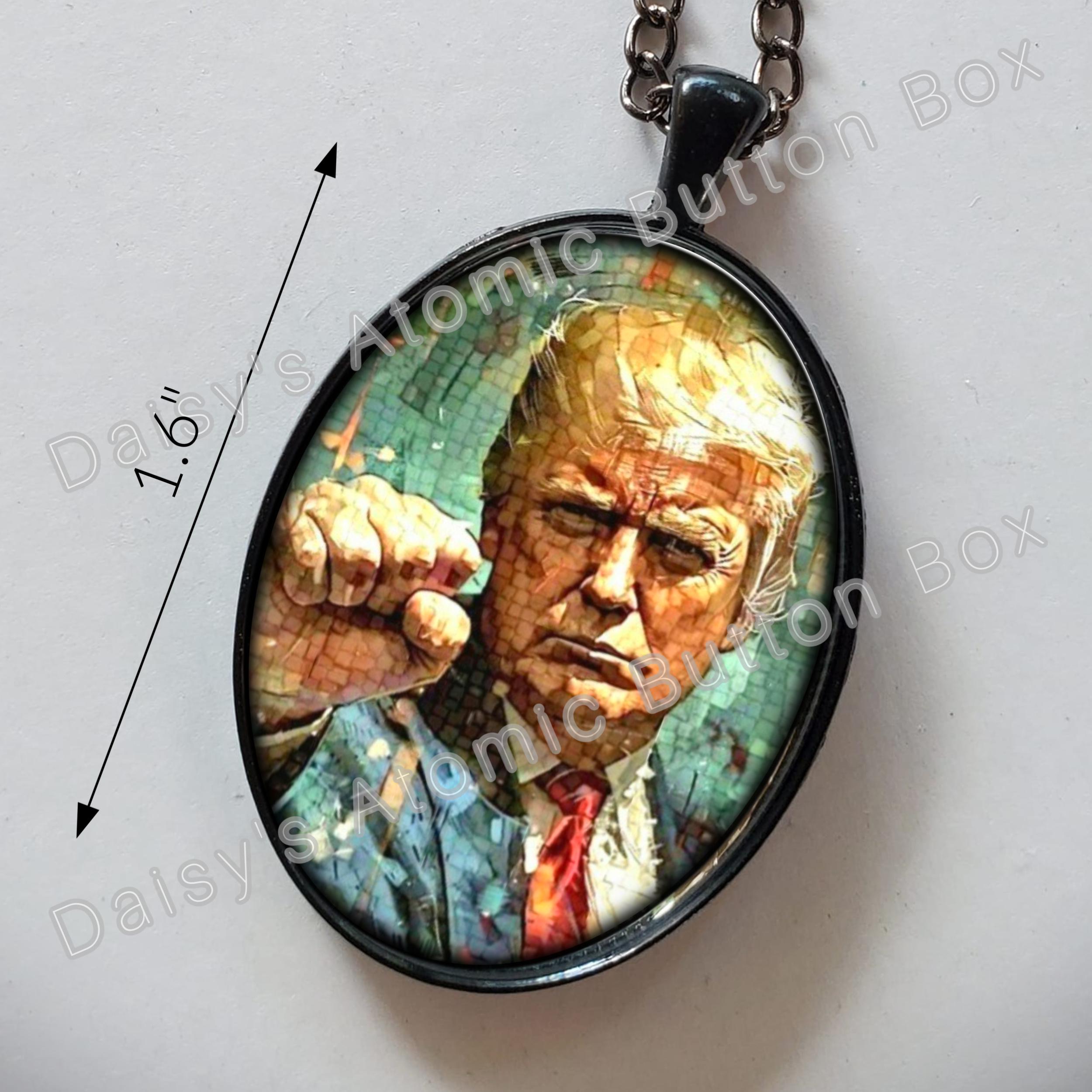 Choice of Donald J Trump Pendant Necklace With 24 In. Chain / Choice of ...