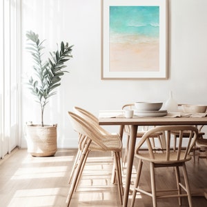 Calm Ocean Waves Wall Art Print Abstract Water Waves Print Beach Wall ...