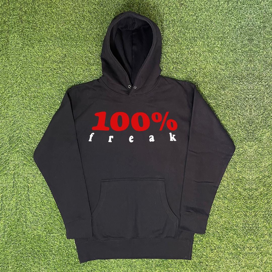 100% Freak Hoodie - Etsy