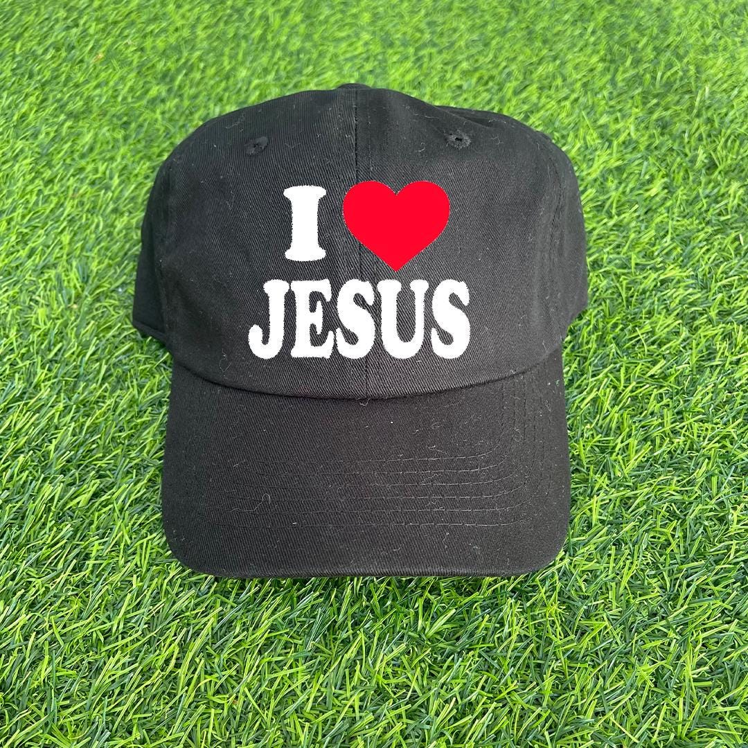 I Love Jesus Hat - Etsy