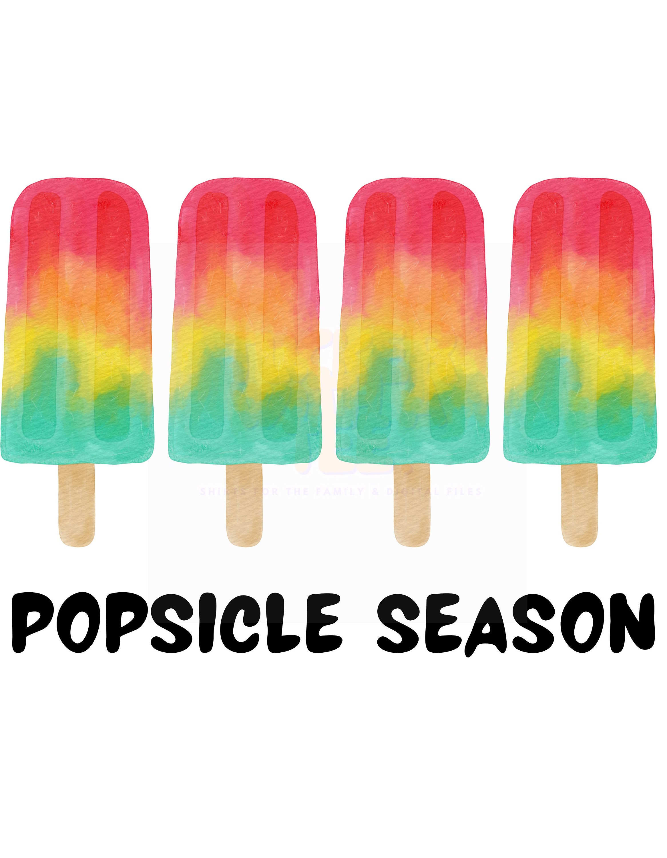 Popsicle Season PNG, Fun Summer PNG, Bright Popsicles Png, Summer Treat ...