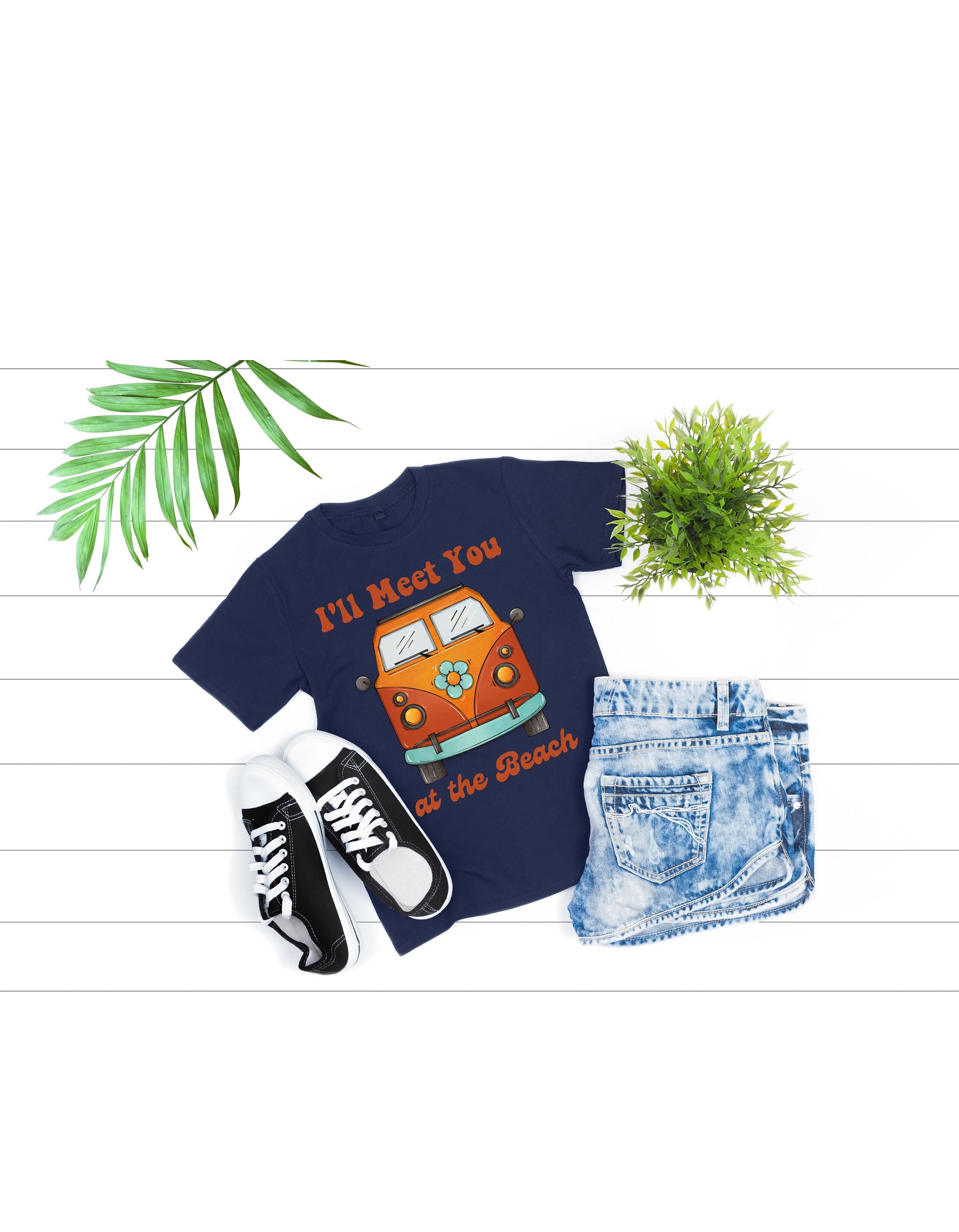 BEACH PNG Summer Png Retro Van Png Retro Summer Png Beach Png Summer ...