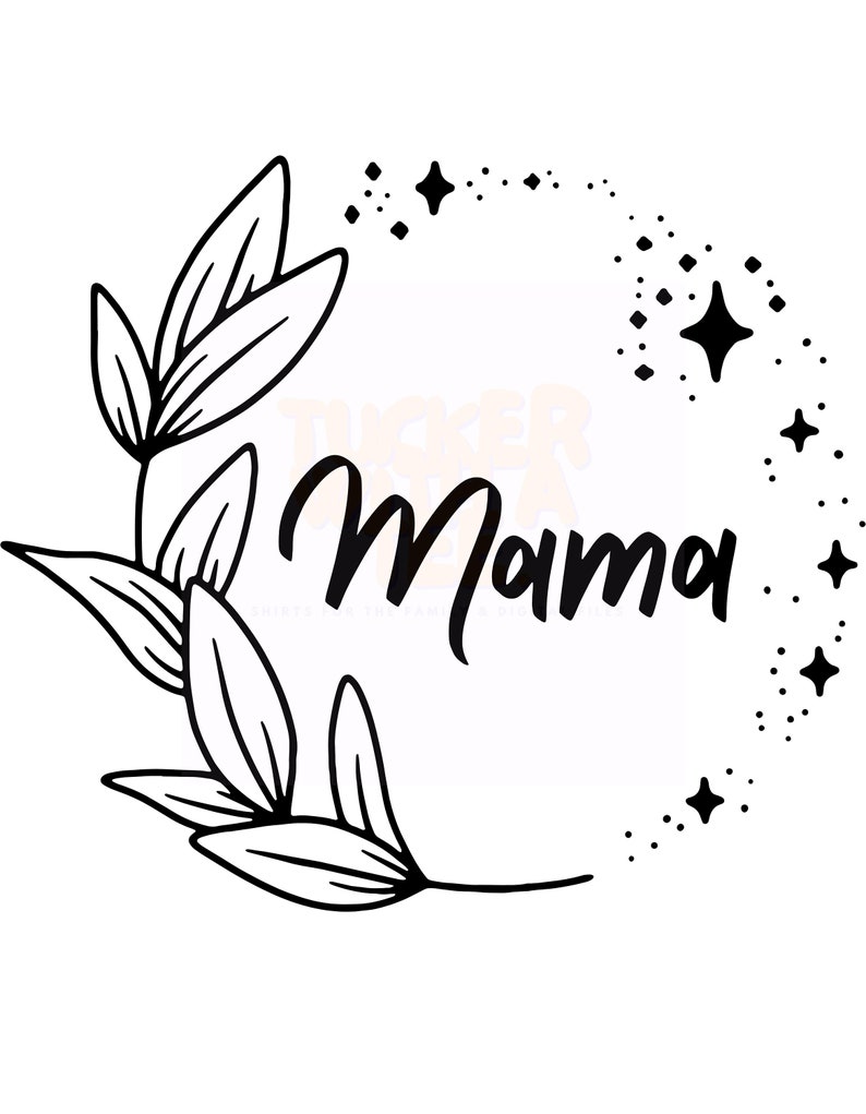 Celestial Mama Png Botanical Mama Png Mama Png Pretty Mama Png