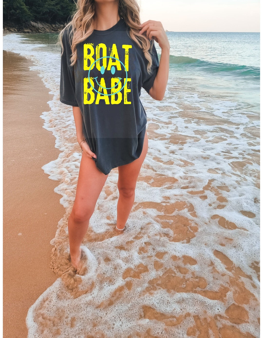 Boat Babe PNG, Smiley Face Png, Boat Babe, Boat Png, Aqua Smiley Face ...