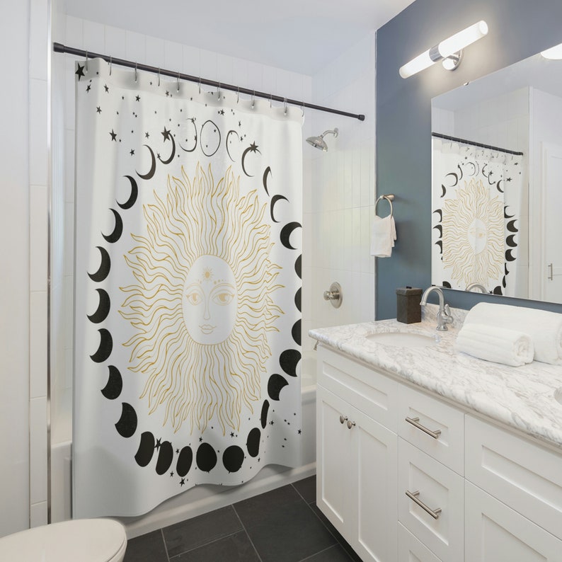 Radiant Celestial Ambiance: Transform Your Bathroom With Our Sun and ...