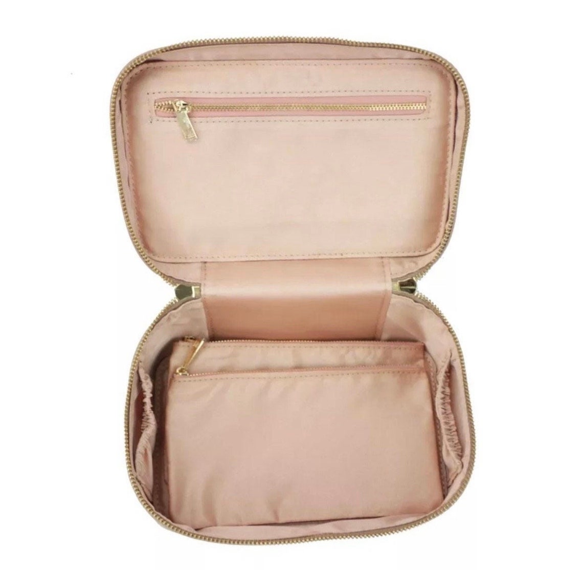 Portable Leather Toiletry Case, Makeup Organizer and Cosmetics Case - Etsy
