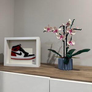 Handmade Felt Sneaker Art - J1 Black Toe - Framed Sneaker Wall Art ...