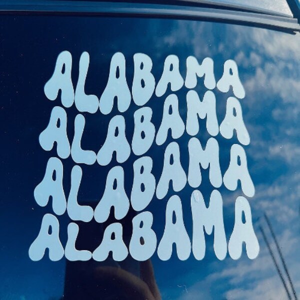 Alabama Decal - Etsy