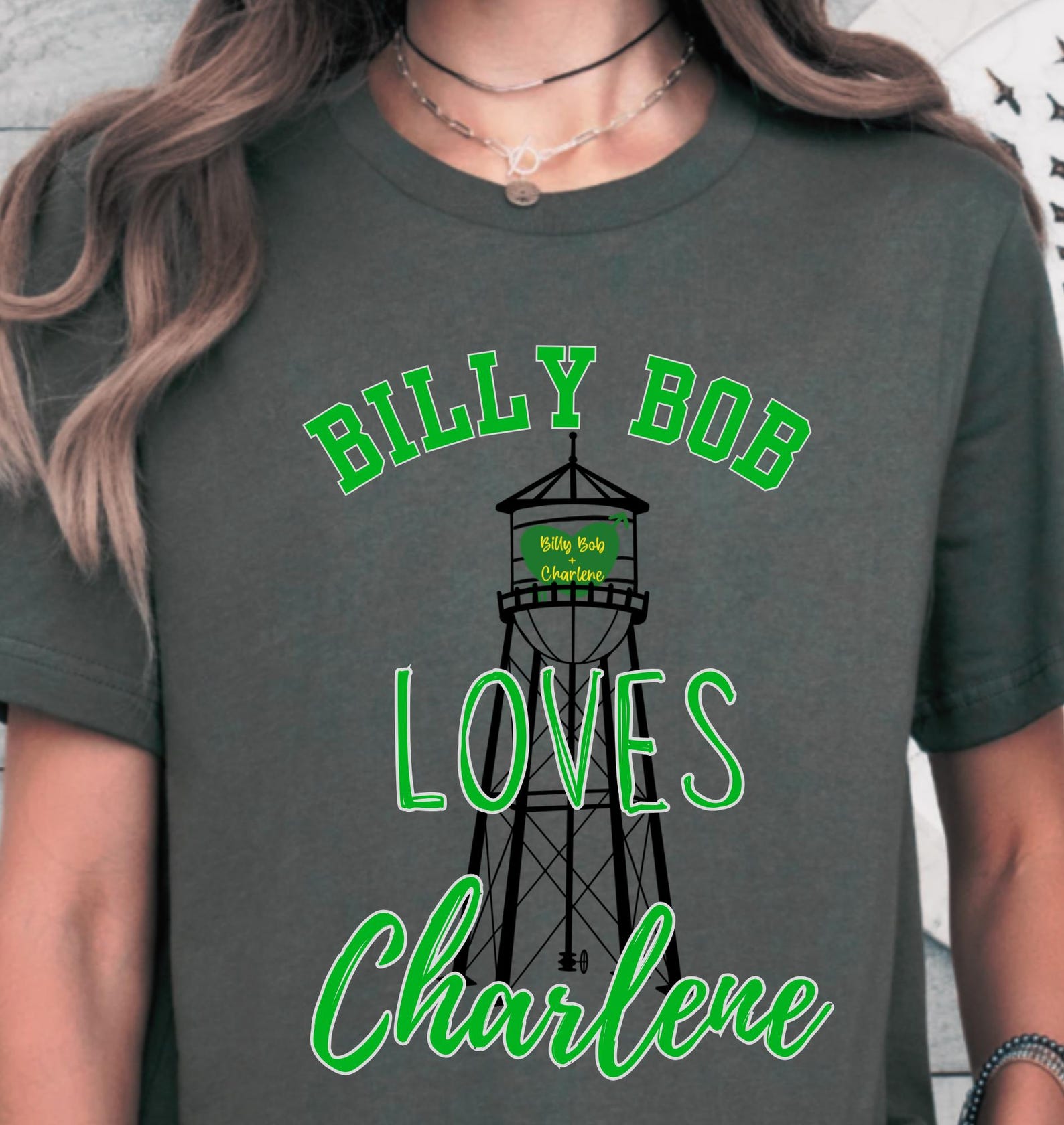 Billy Bob Loves Charlene Png Sublimation Water Tower Old Country - Etsy