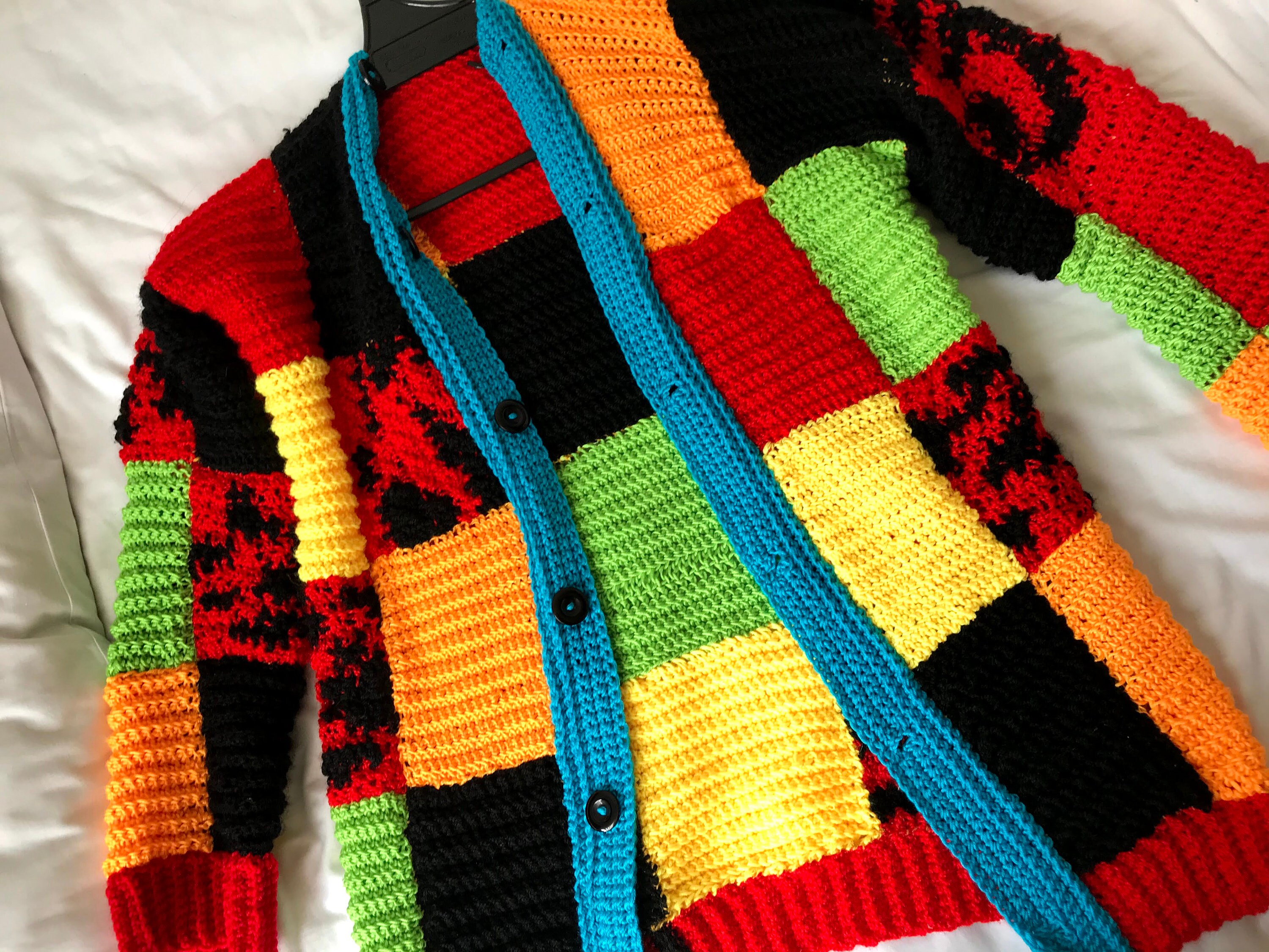 Create Your Own Crochet Cardigan Custome Cardigan Patchwork Cardigan ...