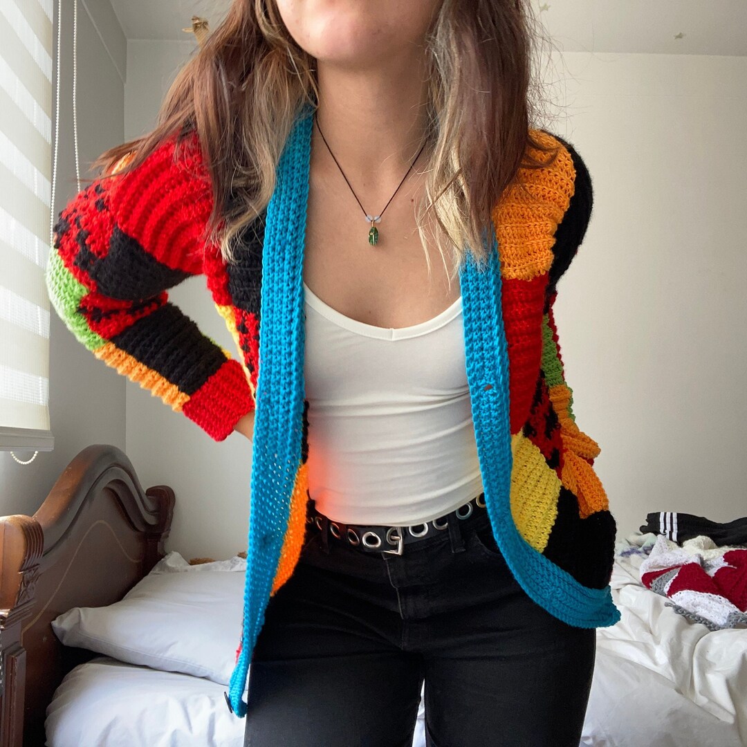 Create Your Own Crochet Cardigan | Custome Cardigan | Patchwork ...
