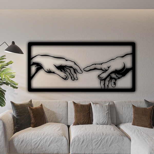 Hands of God Decal - Etsy