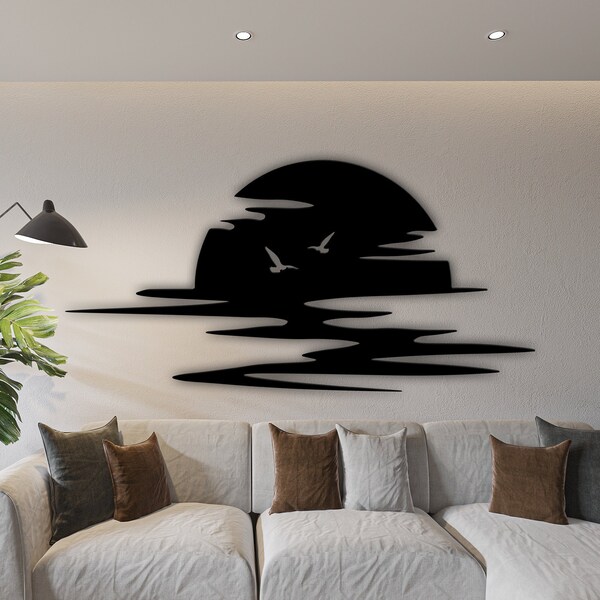 Metal Sunrise Wall Art - Etsy