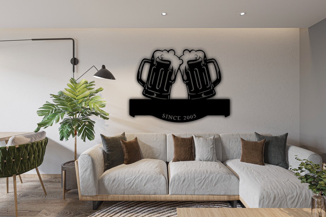 Beer Svg, Metal Wall Art Beer, Beer Svg Files, Beer Dxf, Beer Glowforge ...
