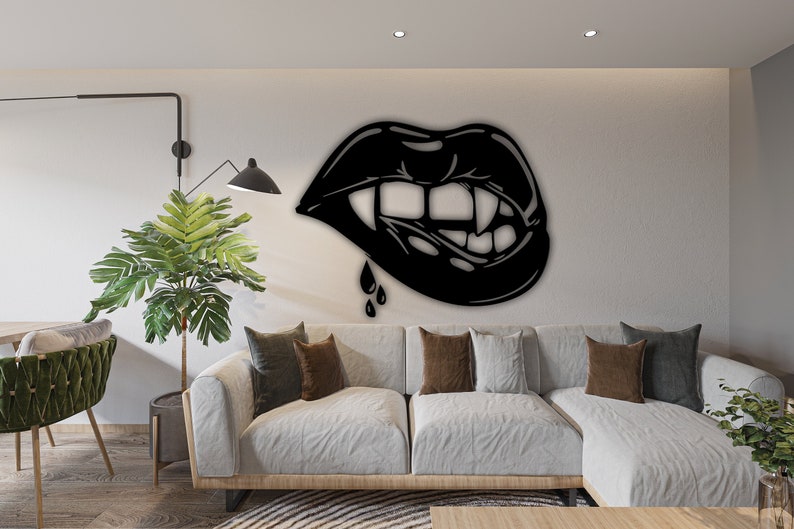 Lips Svg, Lips Metal Wall Art, Lips Laser, Lips Cricut File, Lips Vinyl ...