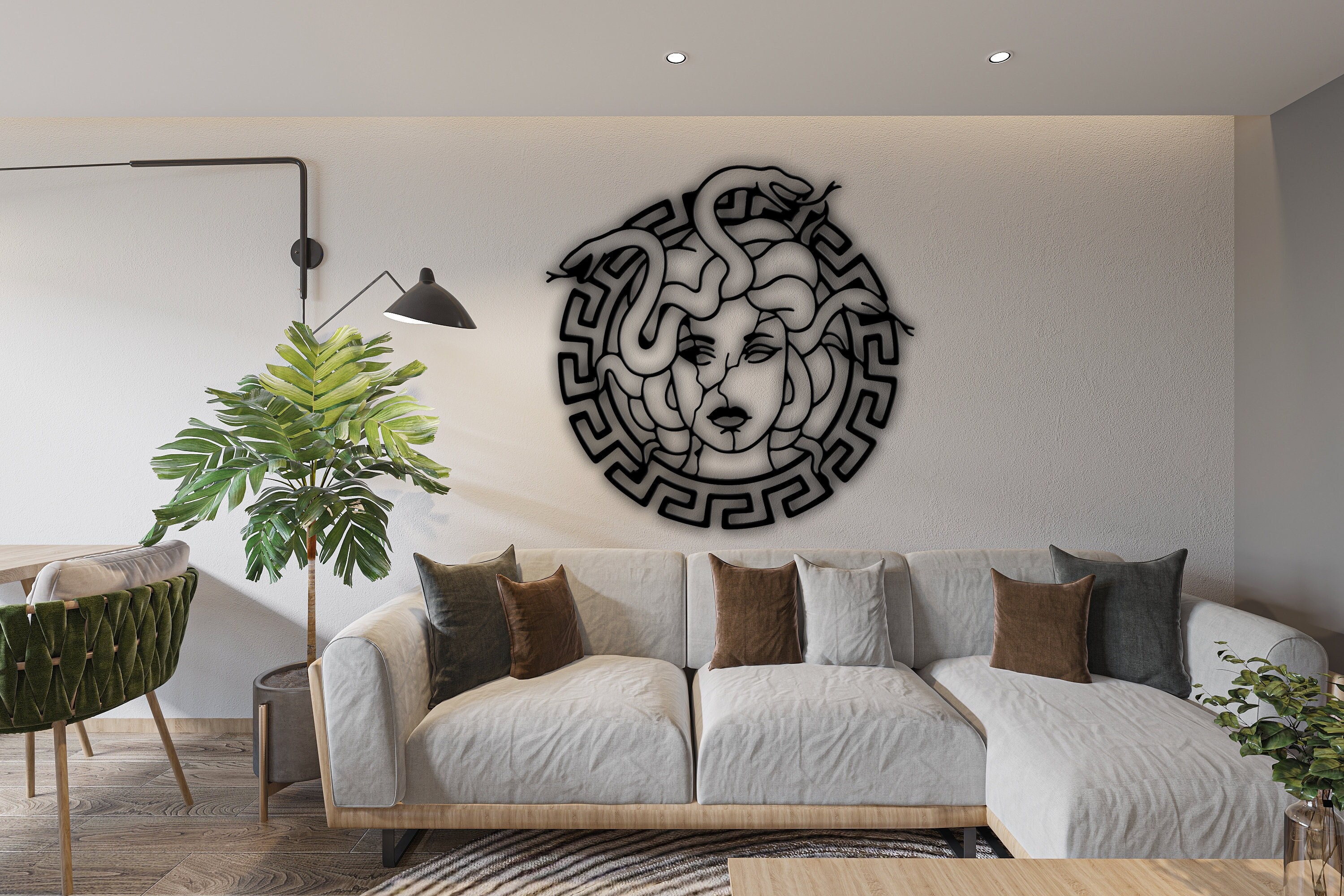 Medusa Svg Medusa Metal Wall Art Svg Files Medusa Laser - Etsy Australia