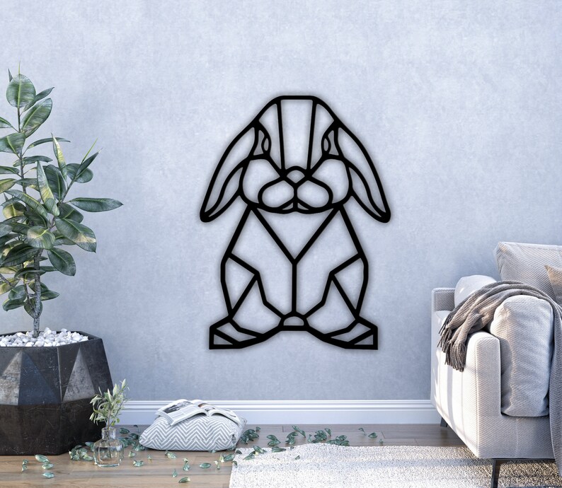 Rabbit Svg Metal Wall Art Svg Files Svg Home Decoration - Etsy