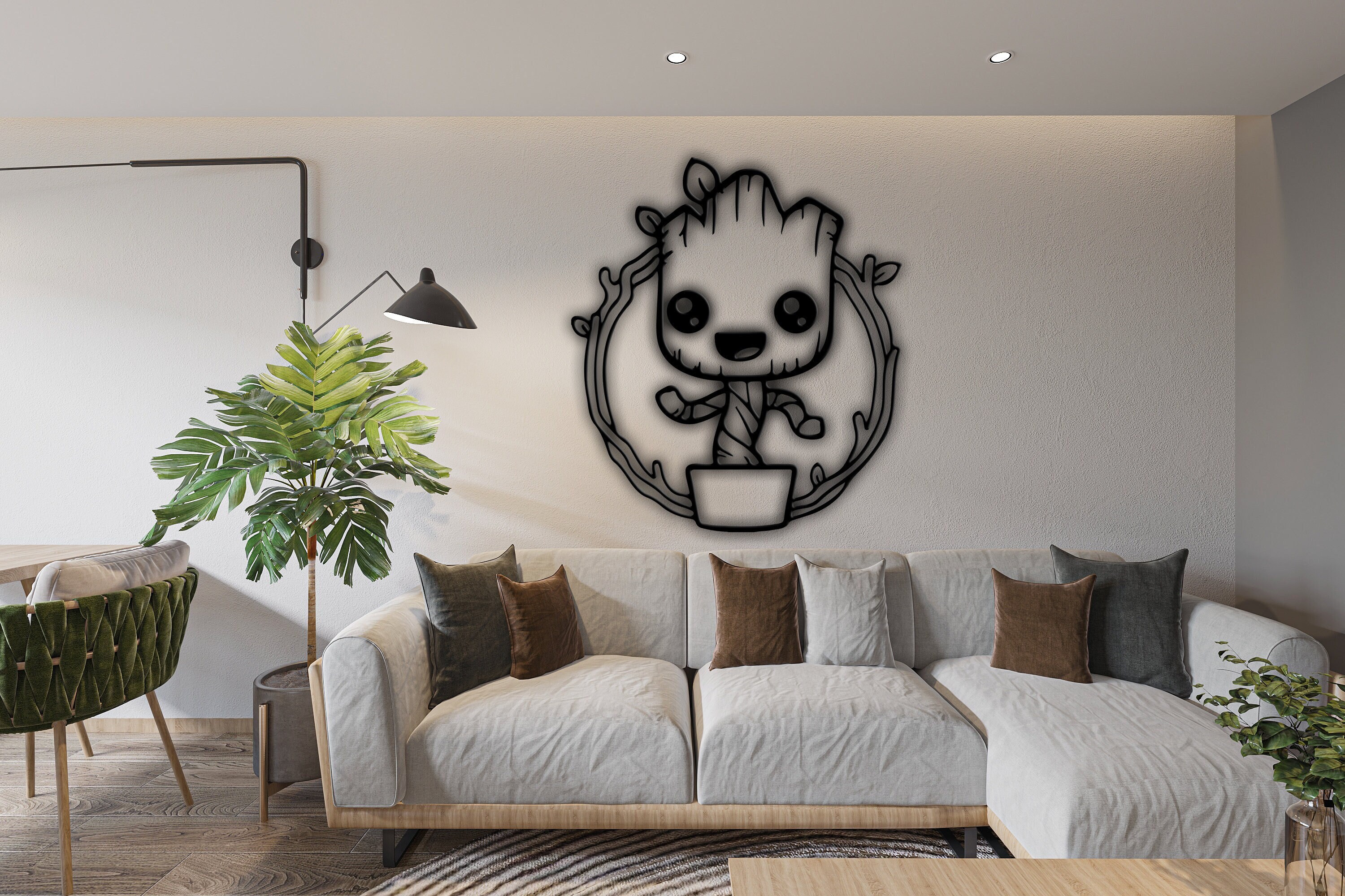 Bébé Groot svg, Mignon Groot svg, Coupe laser Groot, Décalcomanie Groot ...