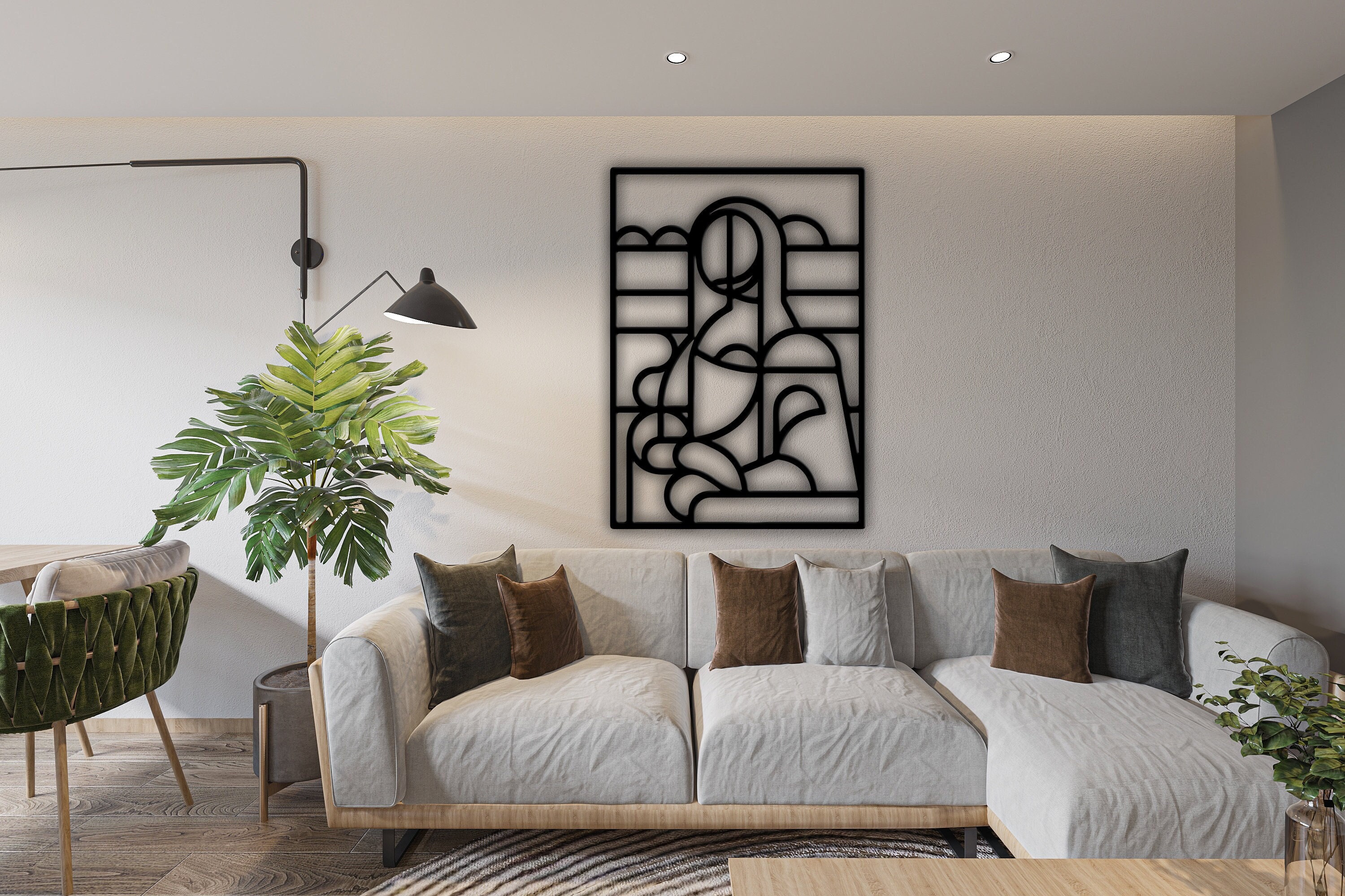 Mona Lisa Svg, Mona Lisa Metal Wall Art, Mona Lisa Dxf, Mona Lisa Laser ...