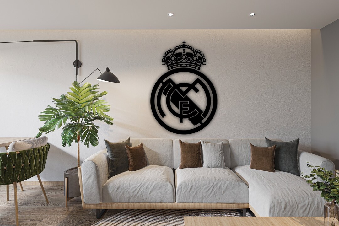 Real Madrid Svg, Metal Wall Art, Svg Files,real Madrid Dxf, Real Madrid ...