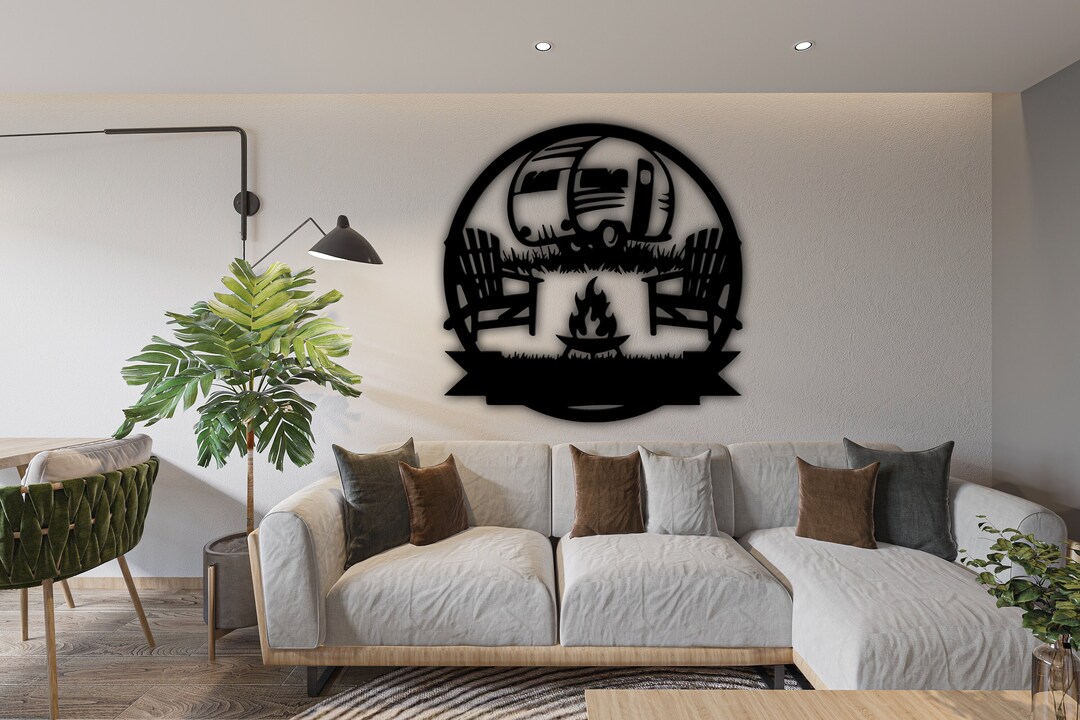 Camping Svg, Caravan Svg, Caravan Dxf, Camping Dxf, Camping Laser ...